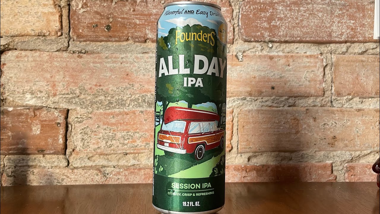 Founders All Day IPA Review! IPA series #2 - YouTube