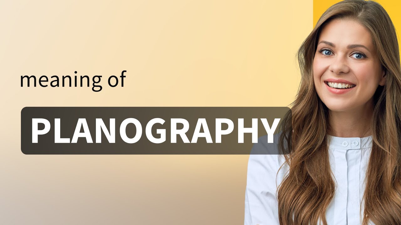 Planography • meaning of PLANOGRAPHY - YouTube