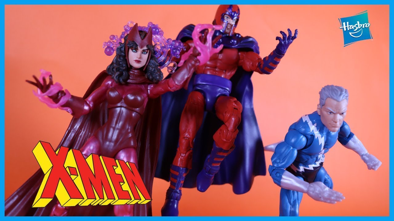 Marvel Legends X-Men Family Matters 3 Pack MAGNETO QUICKSILVER SCARLET ...