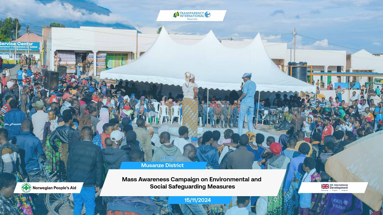 Musanze: Mass Awareness Campaign on Environmental and Social ...