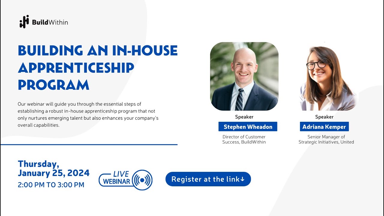 Building an in-house apprenticeship program - YouTube