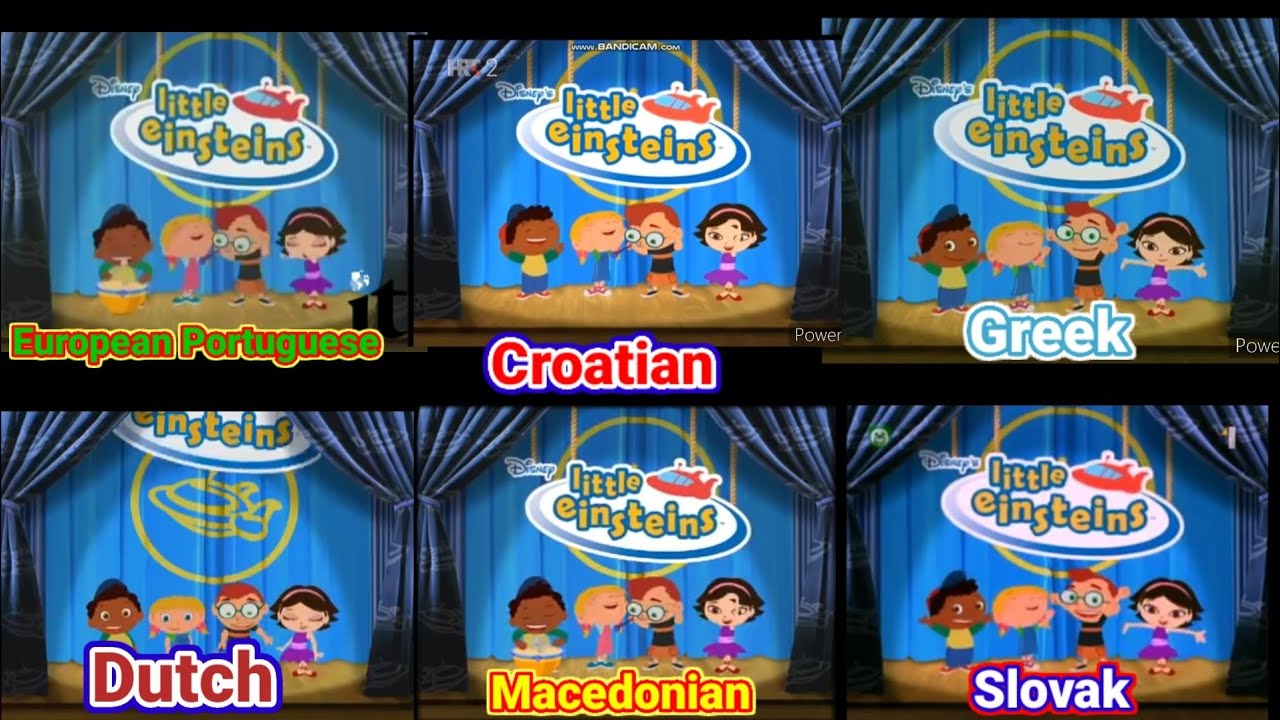 Little Einsteins Theme Song In Last European Languages Comparison - YouTube