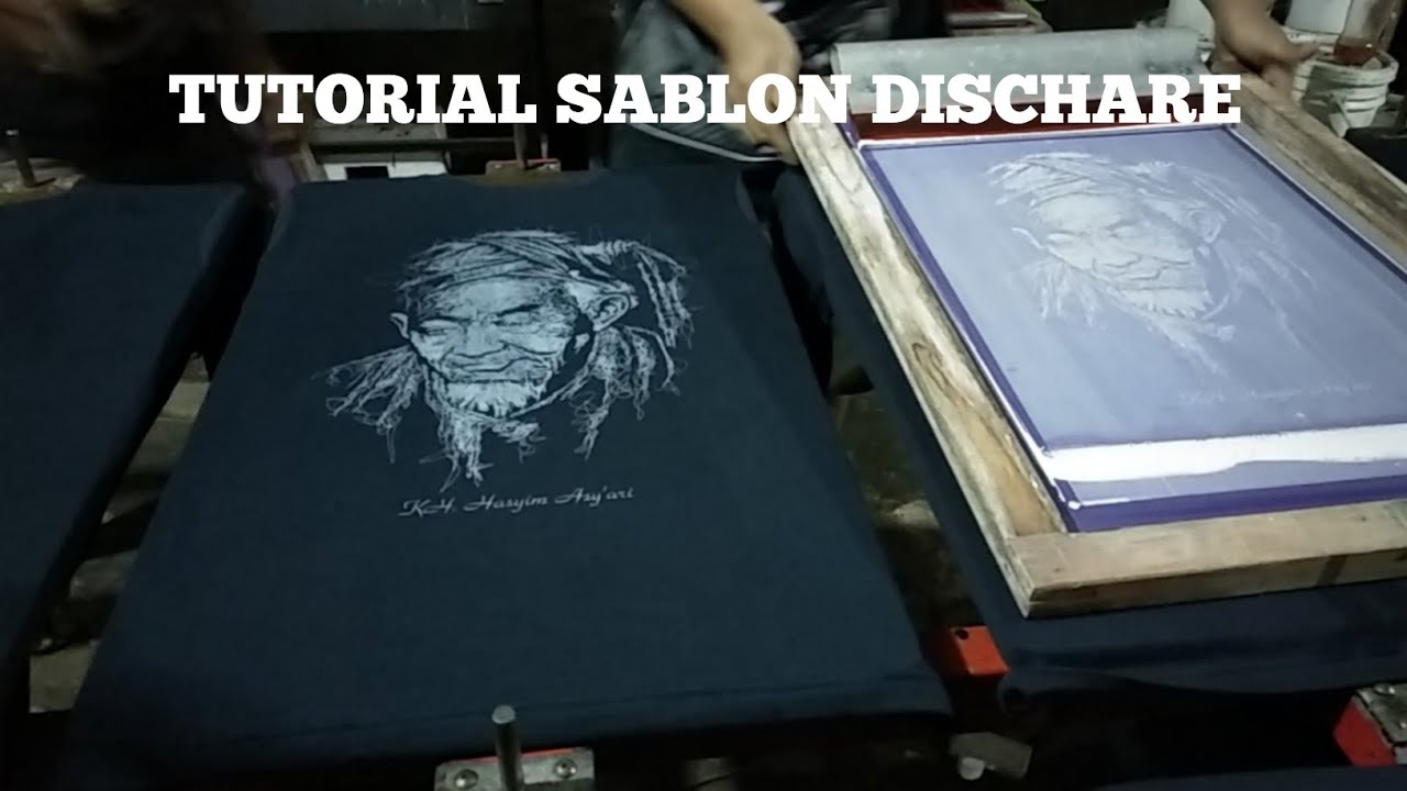 Tutorial Sablon Discharge - YouTube