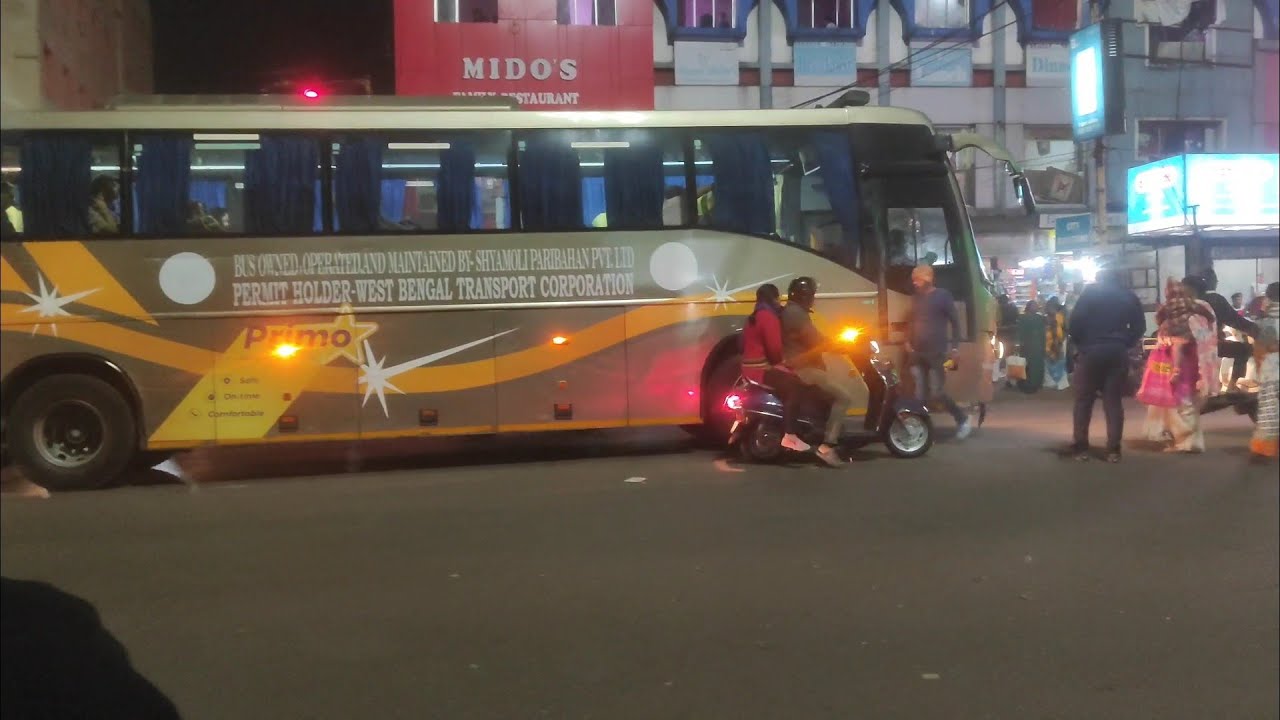 Asansol Bus Stand Traffic🚦 Point Mini Bus, Ac Bus, 🚘, Bike Running on ...