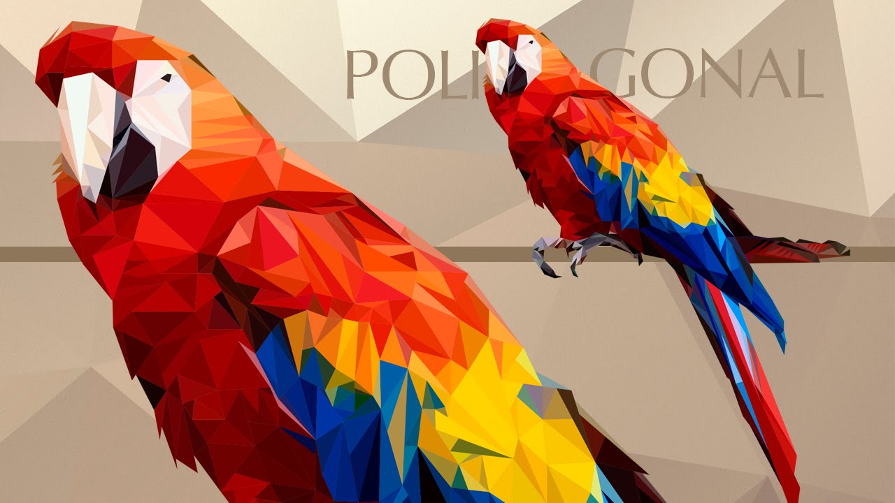 Tutorial Illustrator - Arte Poligonal - YouTube
