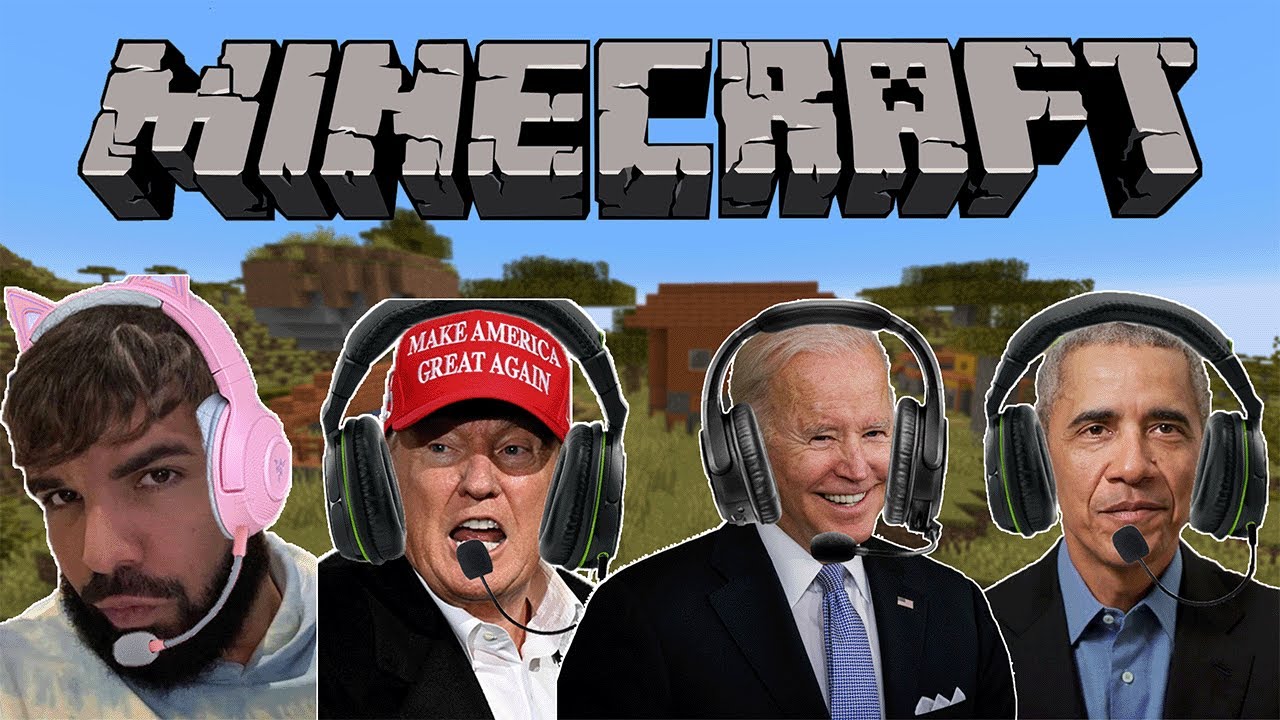 U.S Presidents play Minecraft with Drake (AI Voice Meme) - YouTube