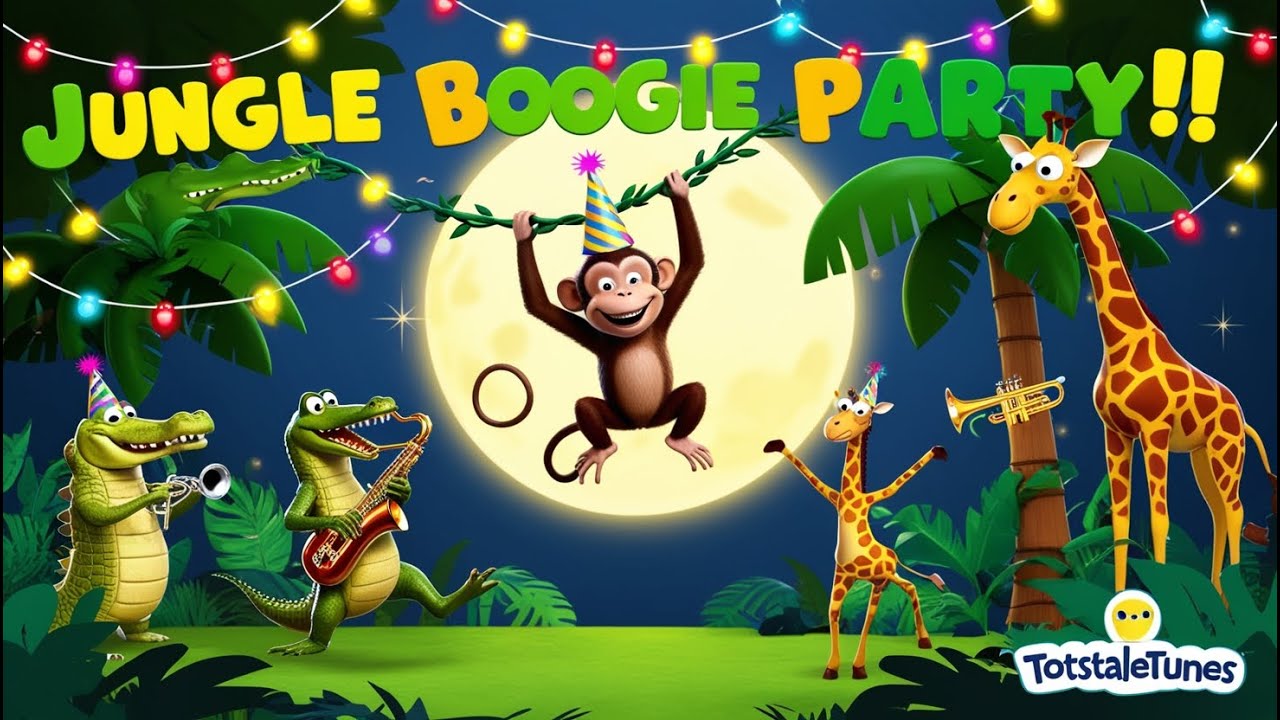 🌟 Jungle Boogie Party 🎶 | Fun Kids Song & Dance | TotsTaleTunes - YouTube