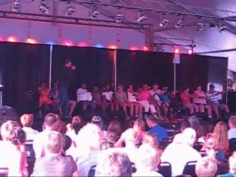 Dale K - Hypnosis Comedian on stage at the Delaware State Fair - YouTube