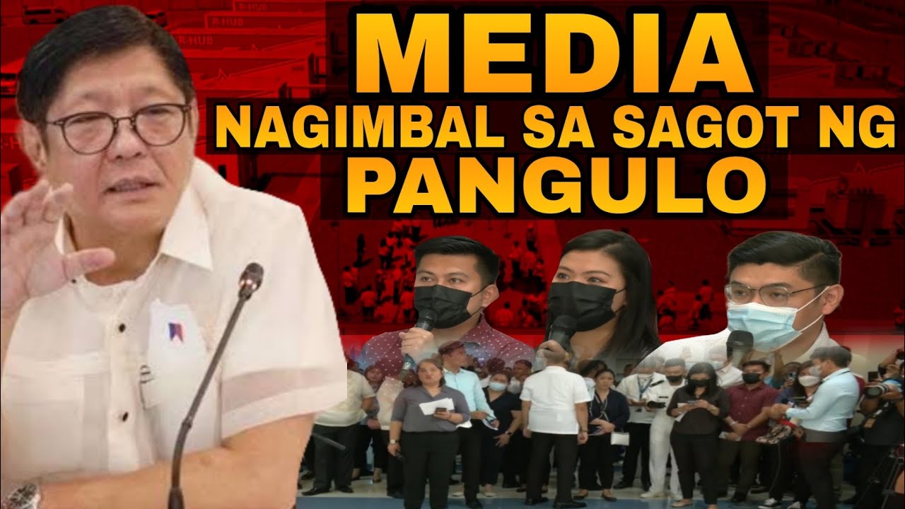PBBM NA AMBUSH INTERVIEW MEDIA DI NAKA PORMA SA SAGOT NG PANGULO - YouTube