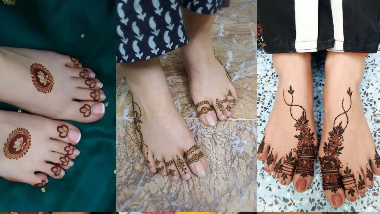 Feet Mehndi Designs//Latest Mehndi Designs//stylish henna//Mehndi ...