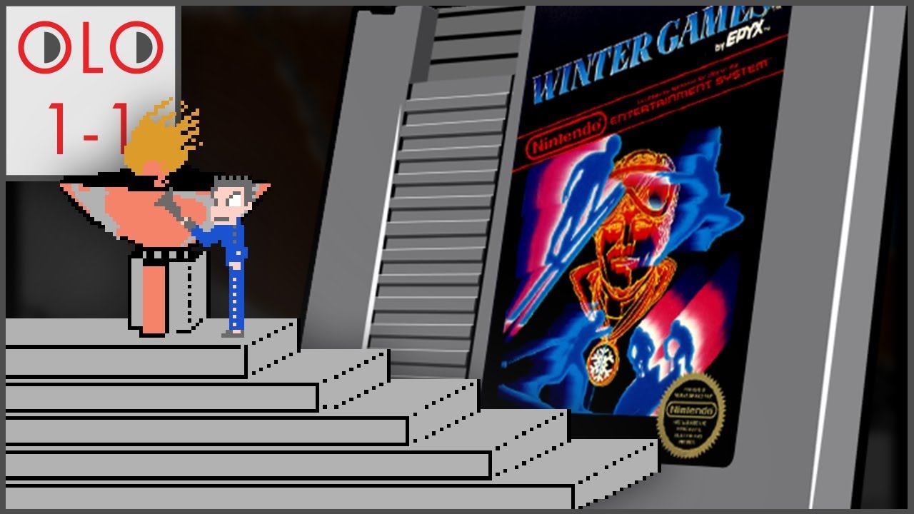 Winter Games - NES - Only Level One - YouTube