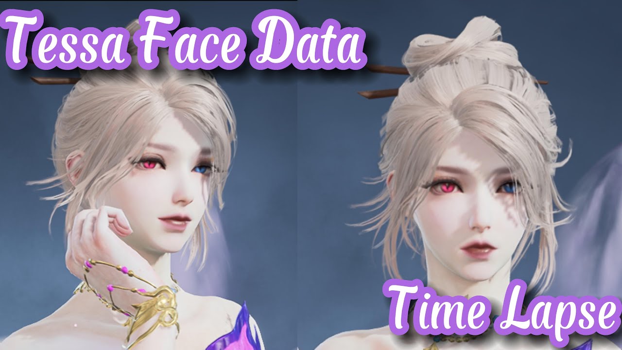 Tessa Face Data Timelapse #narakabladepoint - YouTube