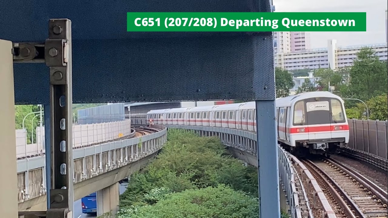 [Day 3][SMRT] C651 (207/208) departing Queenstown - YouTube