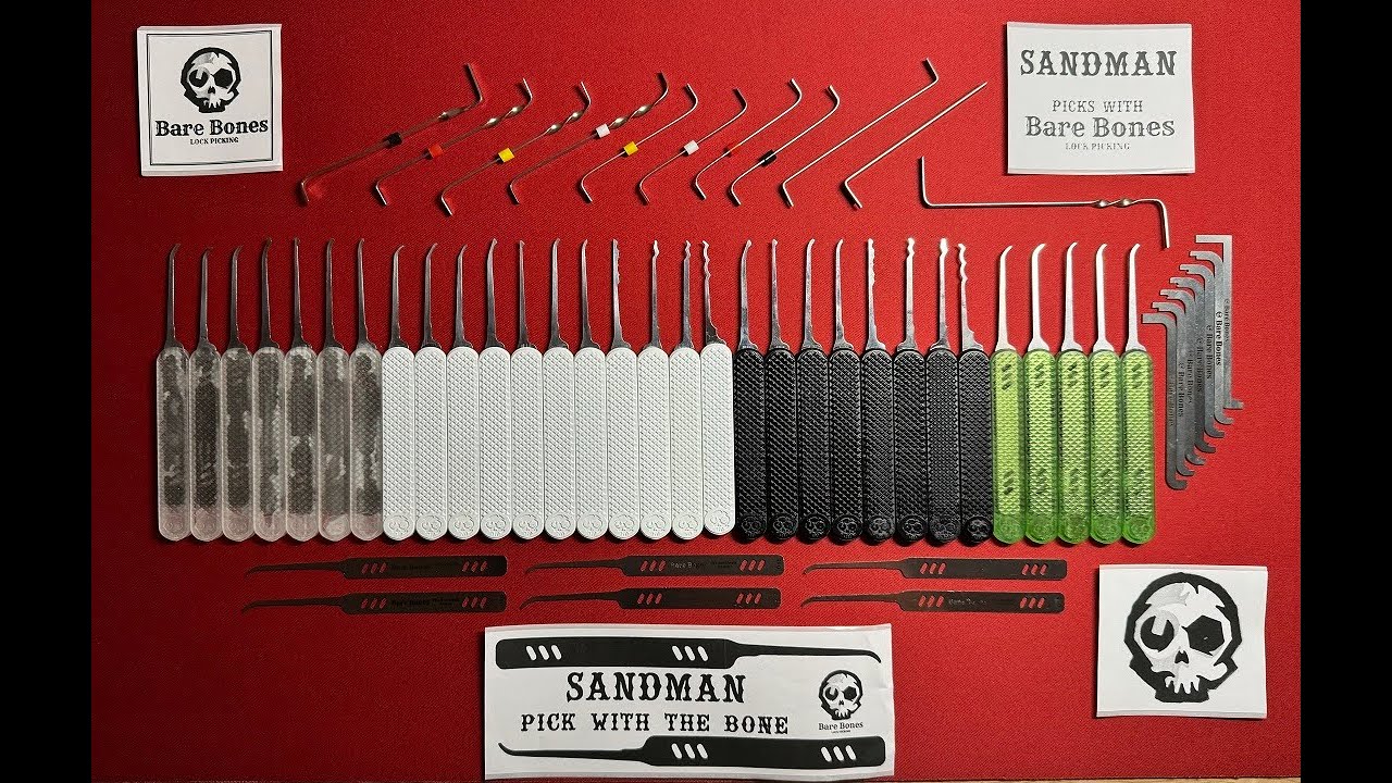 (40) BARE BONES LOCK PICKS - YouTube