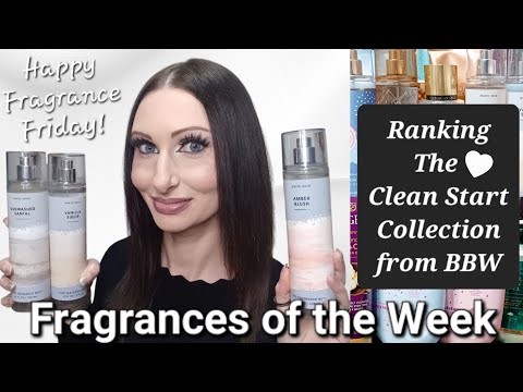 RANKING The ✨️Clean Start✨️ Collection!🫧 | Vanilla Suede, Amber Blush+ | Bath & Body Works, VS, EOS+