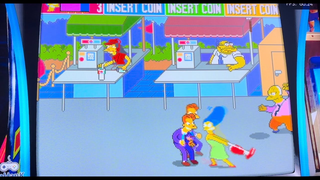 Retro Arcade Video Game Walkthrough The Simpsons [Nostalgia] - YouTube