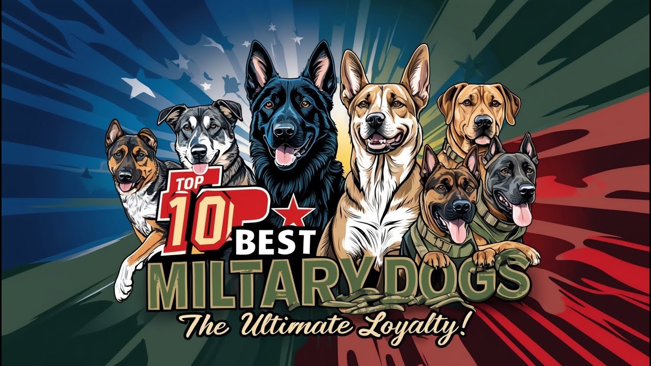 Top 10 Best Military Dogs: The Ultimate Loyalty! - YouTube