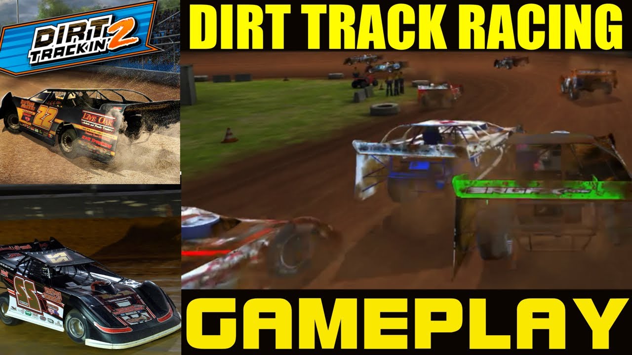 Dirt Track Racing Gameplay - The BEST Racing Game on Dirt - YouTube