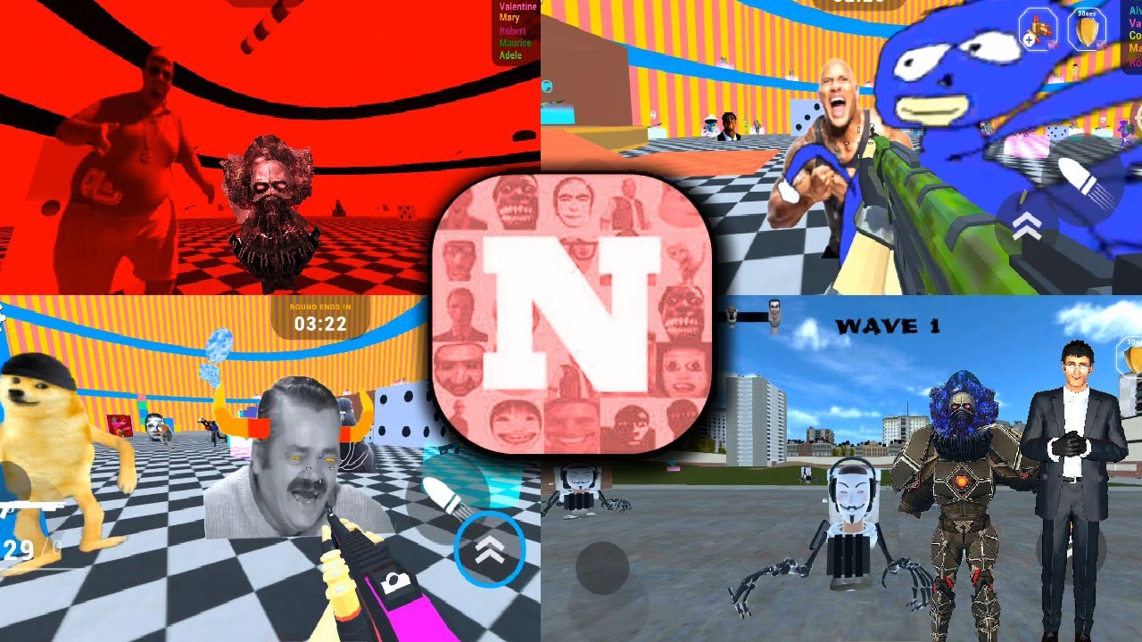 Nextbot In Backrooms Shooter 2 All Nextbot VS All Players New Map - YouTube