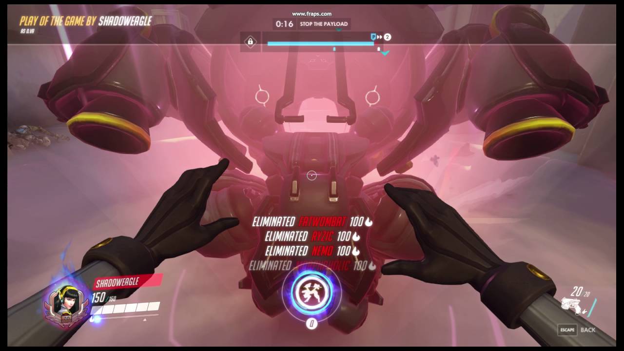 Overwatch quintuple kill Dva - YouTube