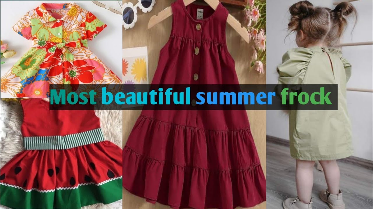Baby dress design for summer | baby frock design ideas - YouTube