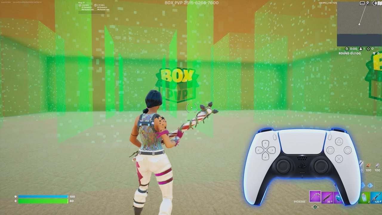 PS5 Fortnite Box Fights PvP DualSense Edge Gameplay (4K 120FPS) - YouTube