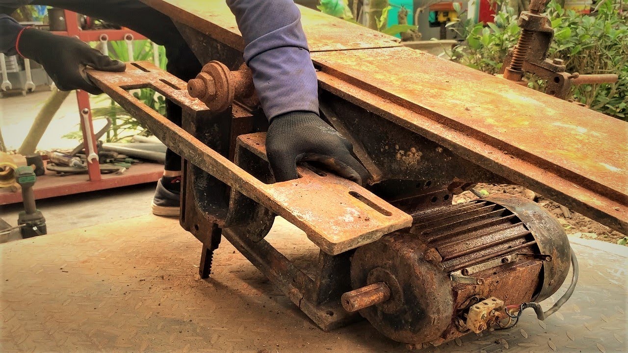 Restoration Corrosion and Damaged Multifunction Wood Cutting Machine ...