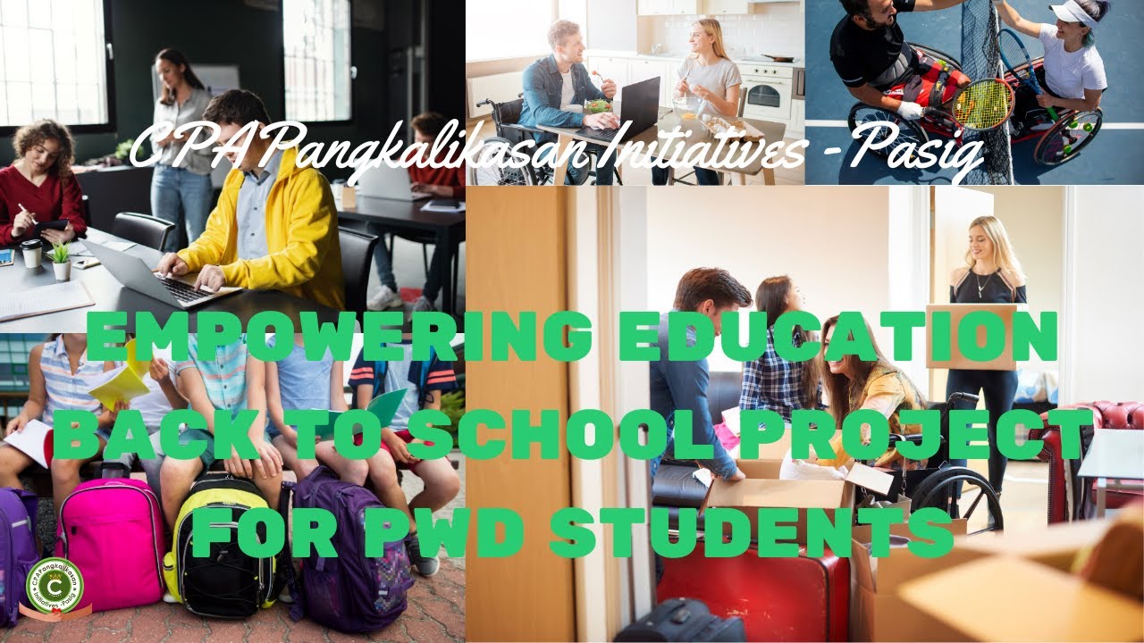 Empowering Education Back to School Project for PWD Students #PWD #cpap ...