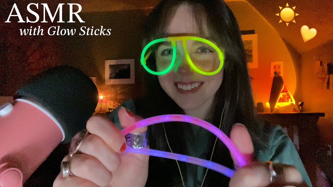 ASMR with Glow Sticks (Visual Triggers) - YouTube