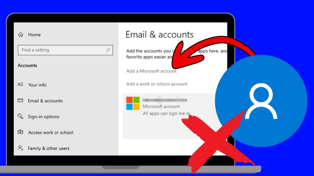 How To Remove Microsoft Account From Windows 11 - YouTube