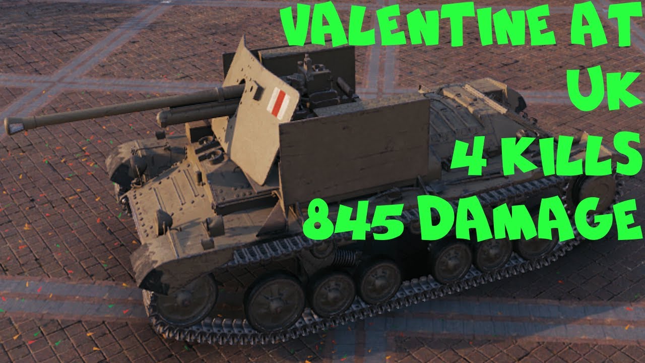 Valentine AT UK 4K 845D: Tier IV: World Of Tanks: WOT Scraps - YouTube
