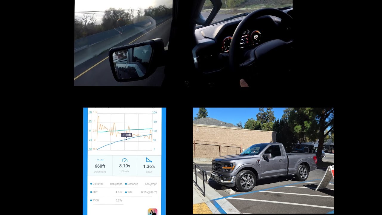 2025 F150 5.0 Intake & E85 Tune 4x4 Launch - YouTube
