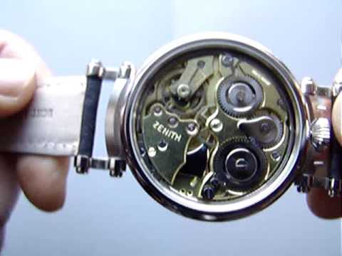 ZENITH ALARM HIGH QUALITY COMPLICATION VINTAGE POCKET WATCH MOVEMENT ...