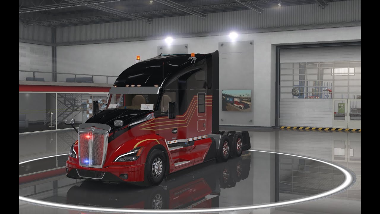 [ATS 1.43.] Kenworth T680 Next Gen 2021 - YouTube