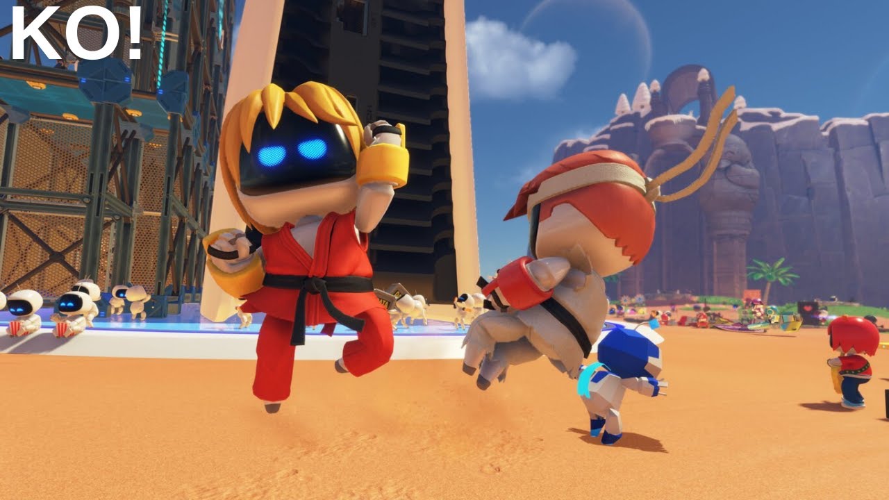 Astro Bot - KO! Trophy Guide (Ryu & Ken Street Fighter Easteregg) - YouTube