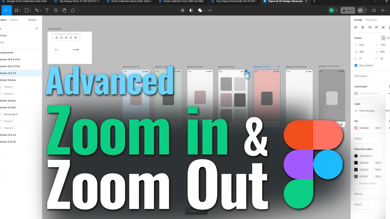 HOW TO ZOOM IN AND OUT IN FIGMA | FIGMA ZOOM IN AND OUT ADVANCED - YouTube