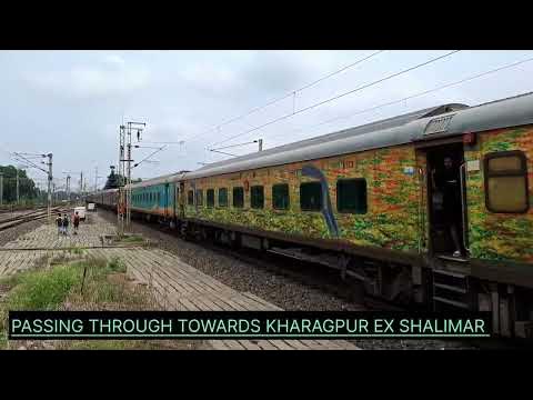 #22849 #SHALIMAR SECUNDERABAD WEEKLY SUPERFAST EXPRESS #22849 SHM SC SF EXP #SECUNDERABAD ...