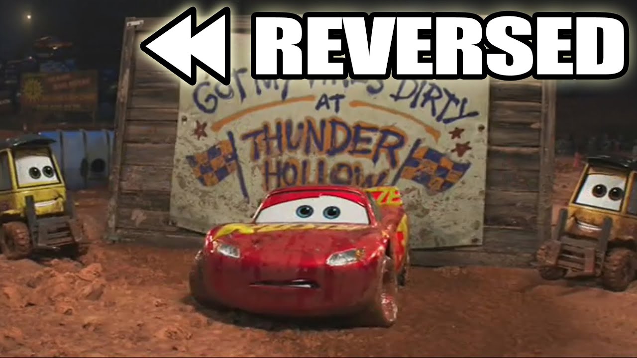 Cars 3 (2017) - Thunder Hollow's Crazy 8 scene REVERSED - YouTube