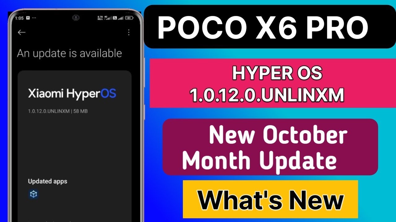 POCO X6 PRO HYPER OS 1.0.12.0.UNLINXM NEW UPDATE IN INDIA🇮🇳 | - YouTube