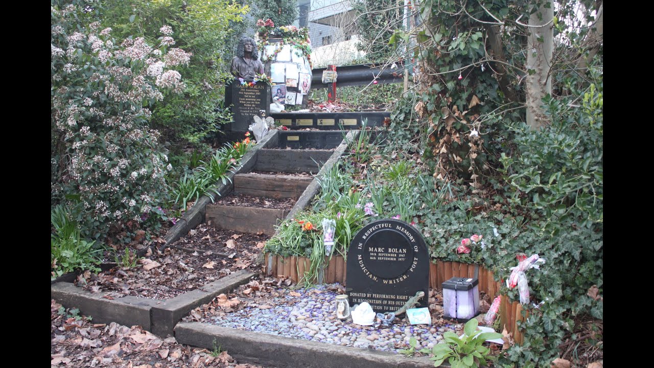 Marc Bolan's Rock Shrine, Barnes, London, UK (10 March 2023) - YouTube