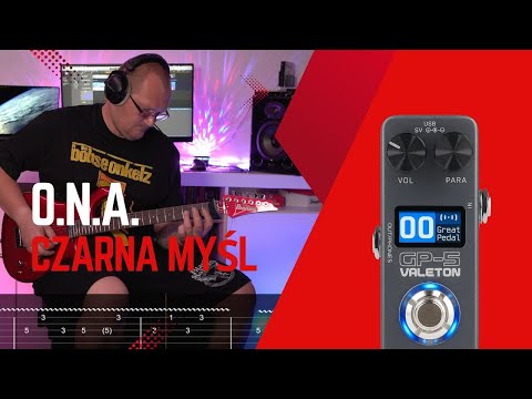 🎸 O.N.A. – Czarna Myśl | Guitar Solo Cover + Tab Video | Ibanez JS240PS-CA + Sustainiac