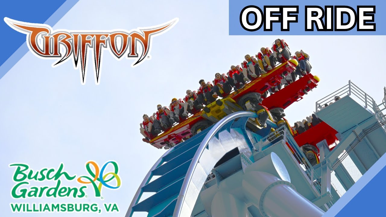 Griffon Off Ride Footage | Busch Gardens Williamsburg's AMAZING Dive ...