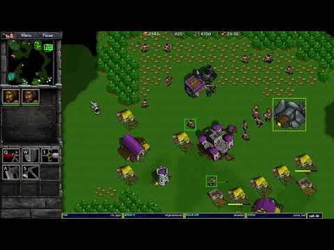 Warcraft 2 Remastered Garden of War 4v4