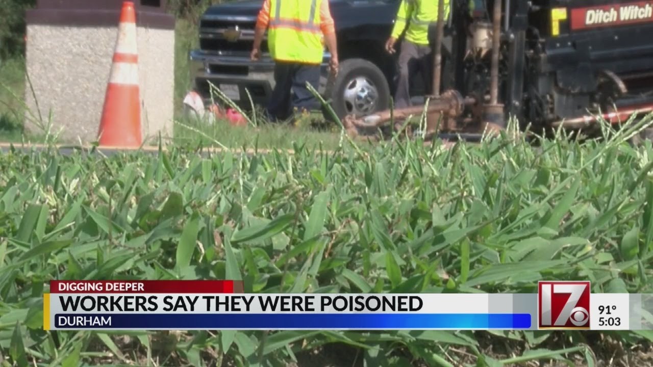 City of Durham employees say they were poisoned on the job - YouTube