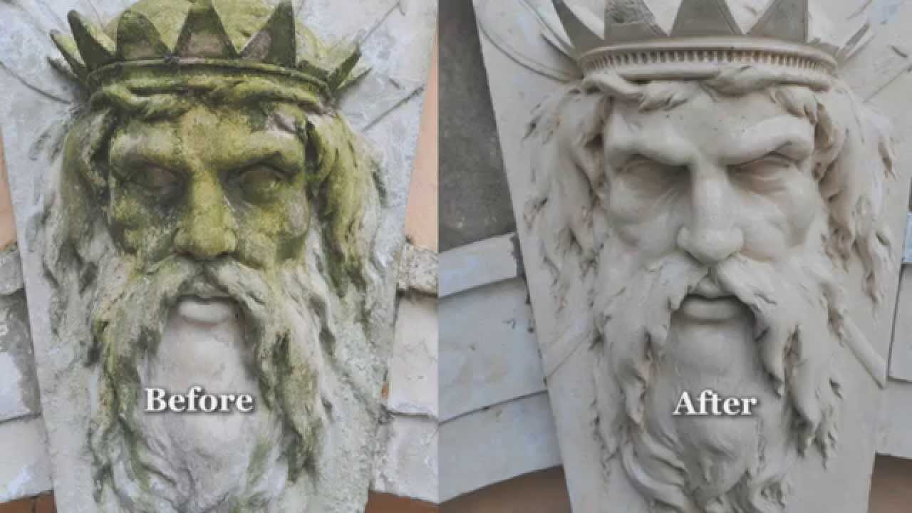 Restoring Coade Stone at Belmont - YouTube