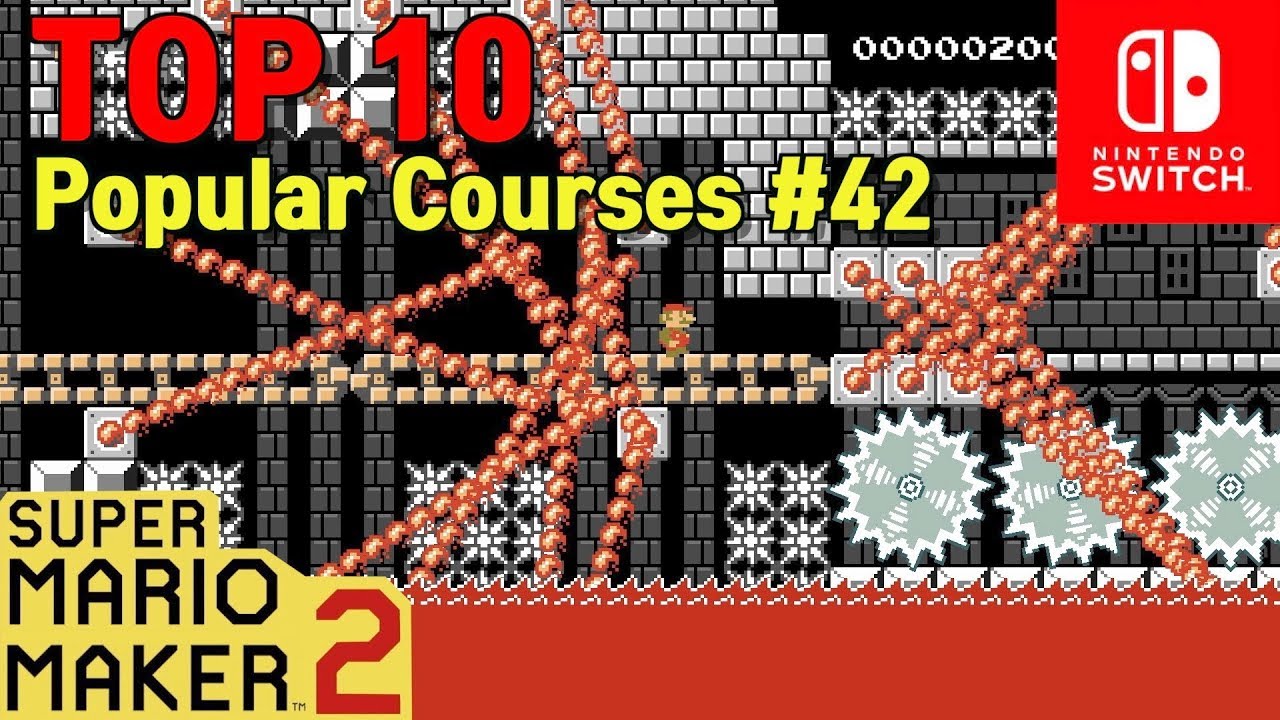 Super Mario Maker 2: course world play #42 Top10 popular courses - YouTube