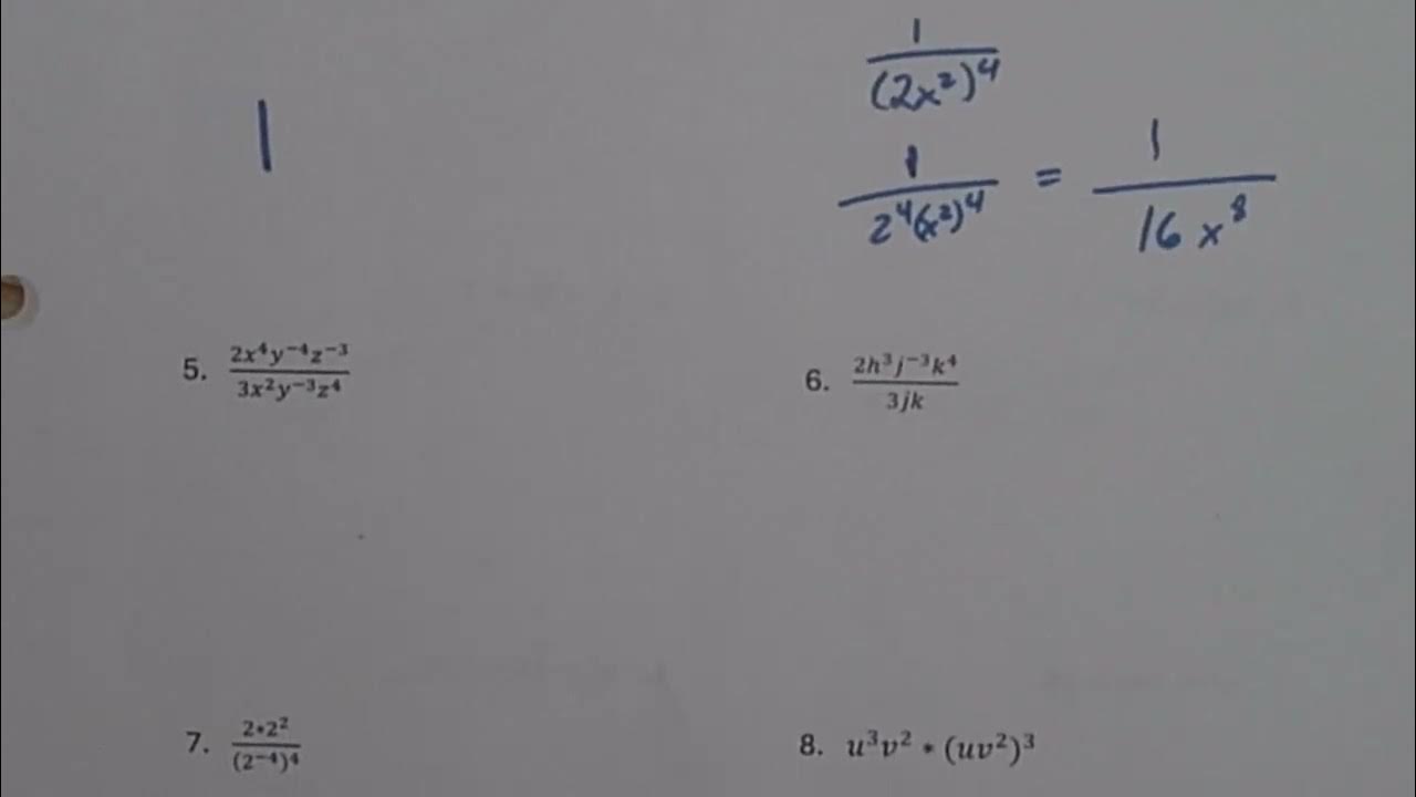 exponent Practice - YouTube