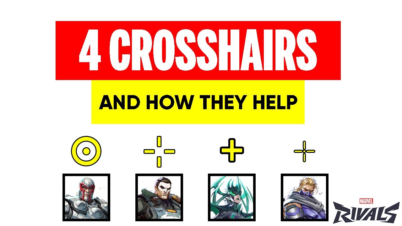 4 Crosshairs to HELP you AIM in MARVEL RIVALS! (Settings Guide) - YouTube