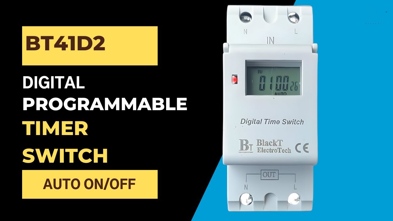 BT41D2 Digital Programmable Timer - YouTube