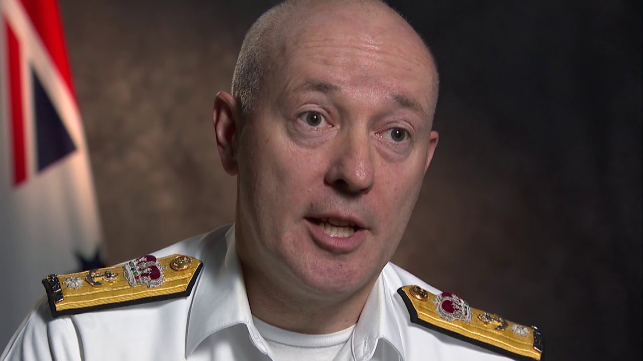 Commodore Tony Partridge comments on personnel retention - YouTube